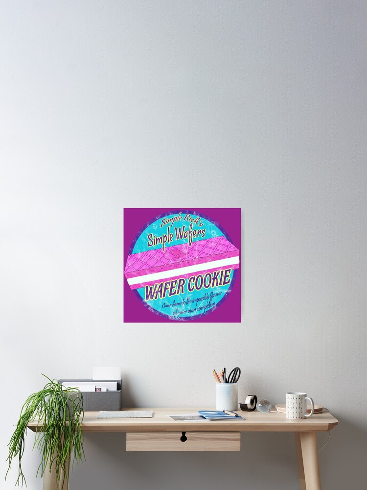"Simple Rick Wafer Cookie" Poster for Sale by VoidDesigns | Redbubble