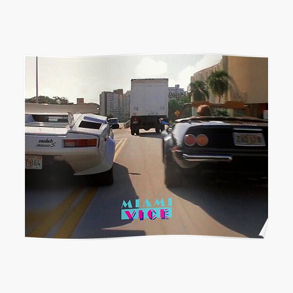 "Miami Vice V2" Poster for Sale by emilmiami | Redbubble
