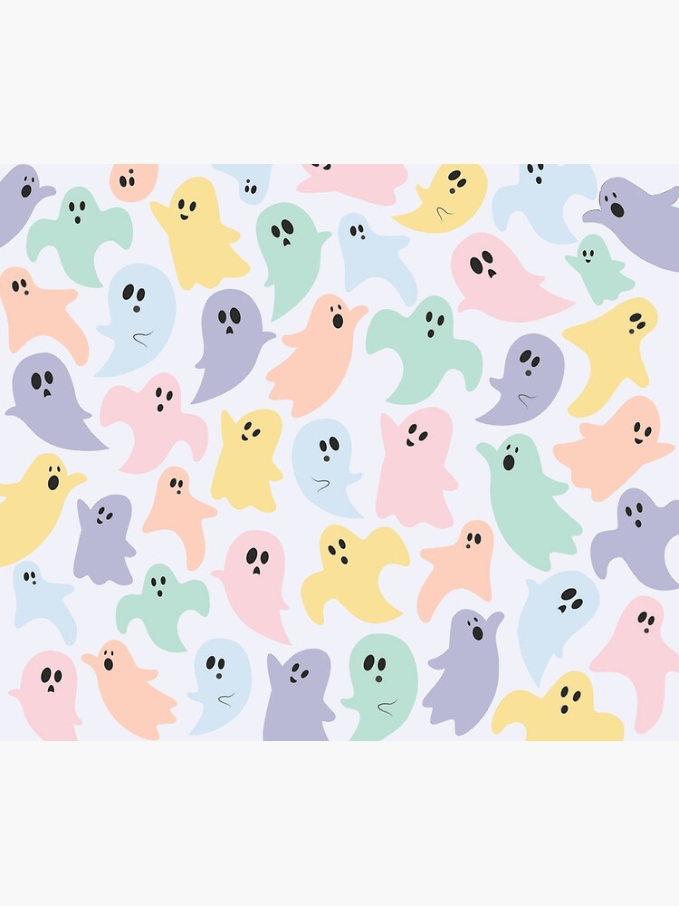 "Pastel Ghost Pattern" Poster for Sale by CassLynn2 | Redbubble