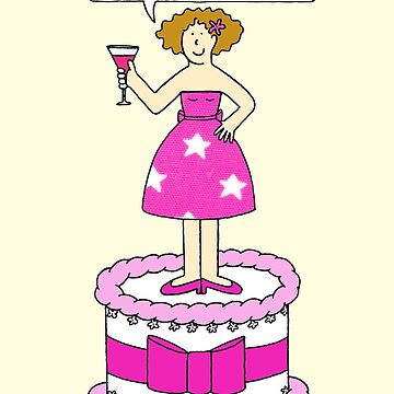 "69th Birthday Cartoon Humor for Her 69 is the New 49" Greeting Card ...
