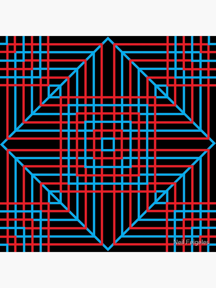 "Interlocking Shapes no. 41" Art Print for Sale by NeilFeigeles | Redbubble