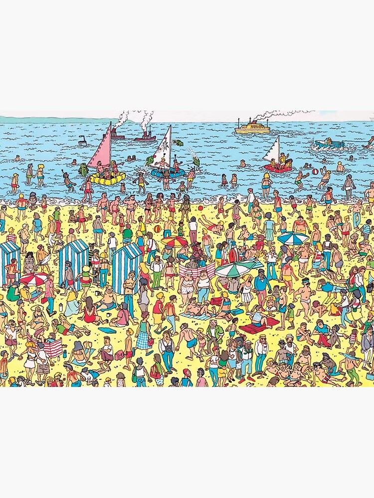 "wheres wally" Poster for Sale by DEVAPP | Redbubble