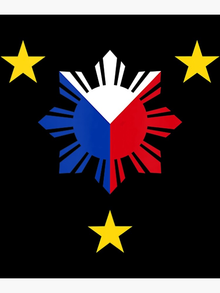 "Philippine Flag - Philippines Sun and Star" Poster for Sale by ...