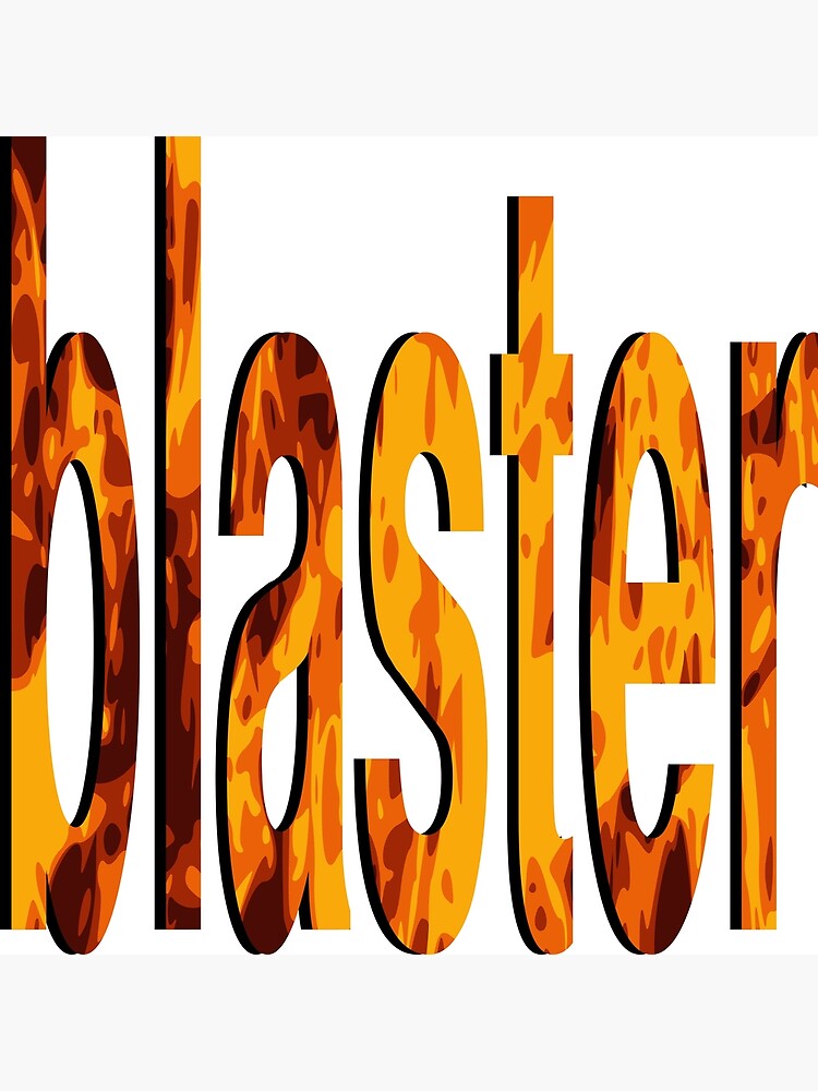 "a blasting logo" Poster for Sale by EvalynnArts | Redbubble