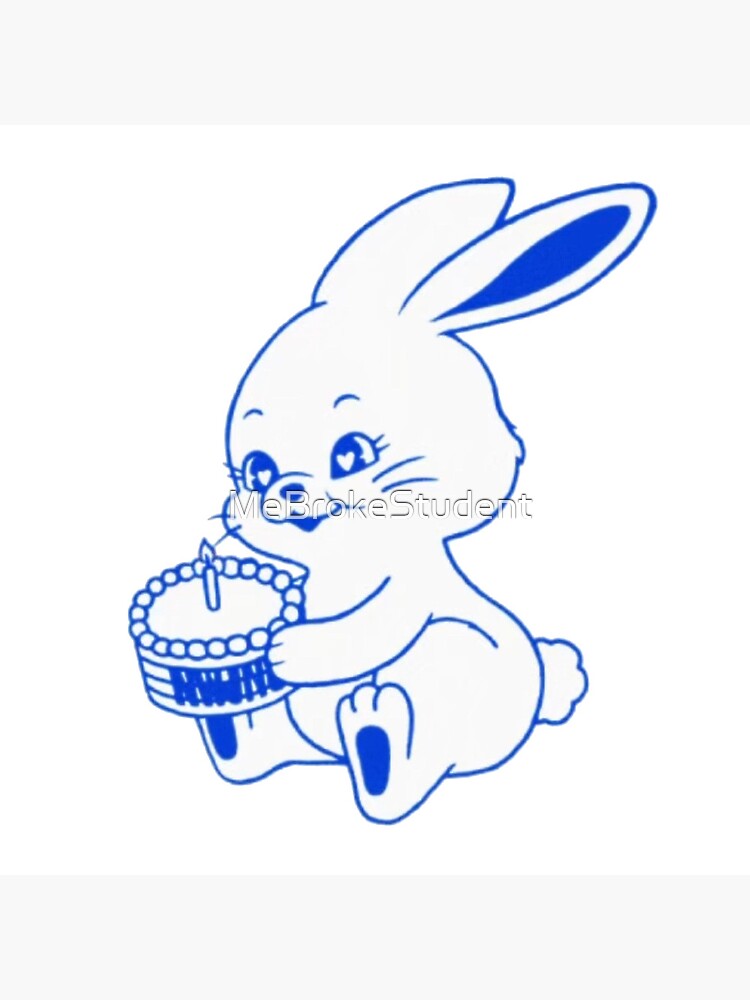 "NEW JEANS BUNNY LOGO!" Poster for Sale by MeBrokeStudent | Redbubble