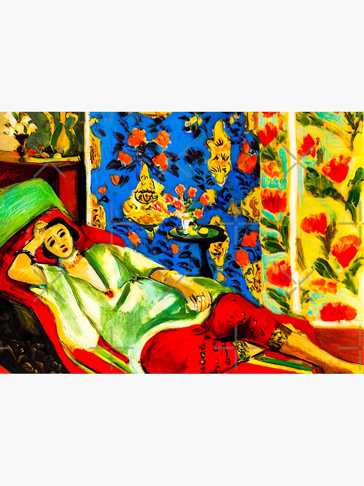 "Henri Matisse, odalisque in red trousers, 1921" Sticker for Sale by ...