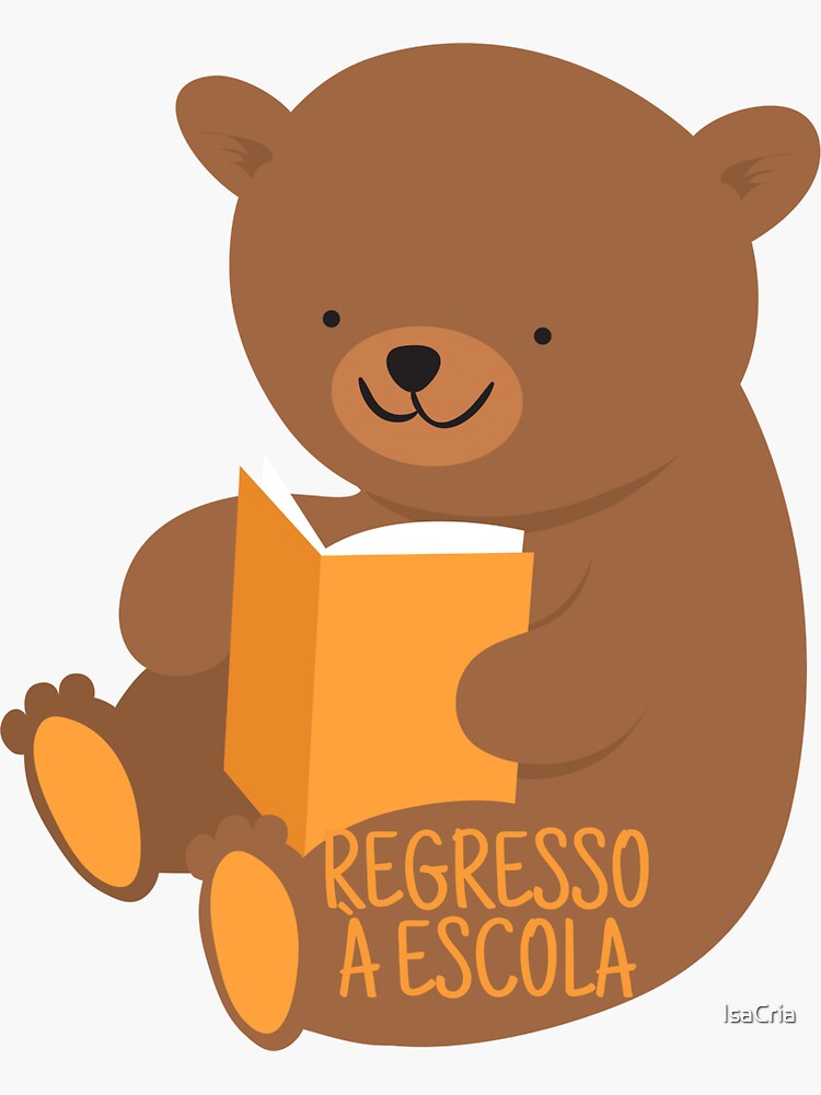 "REGRESSO À ESCOLA" Sticker for Sale by IsaCria | Redbubble