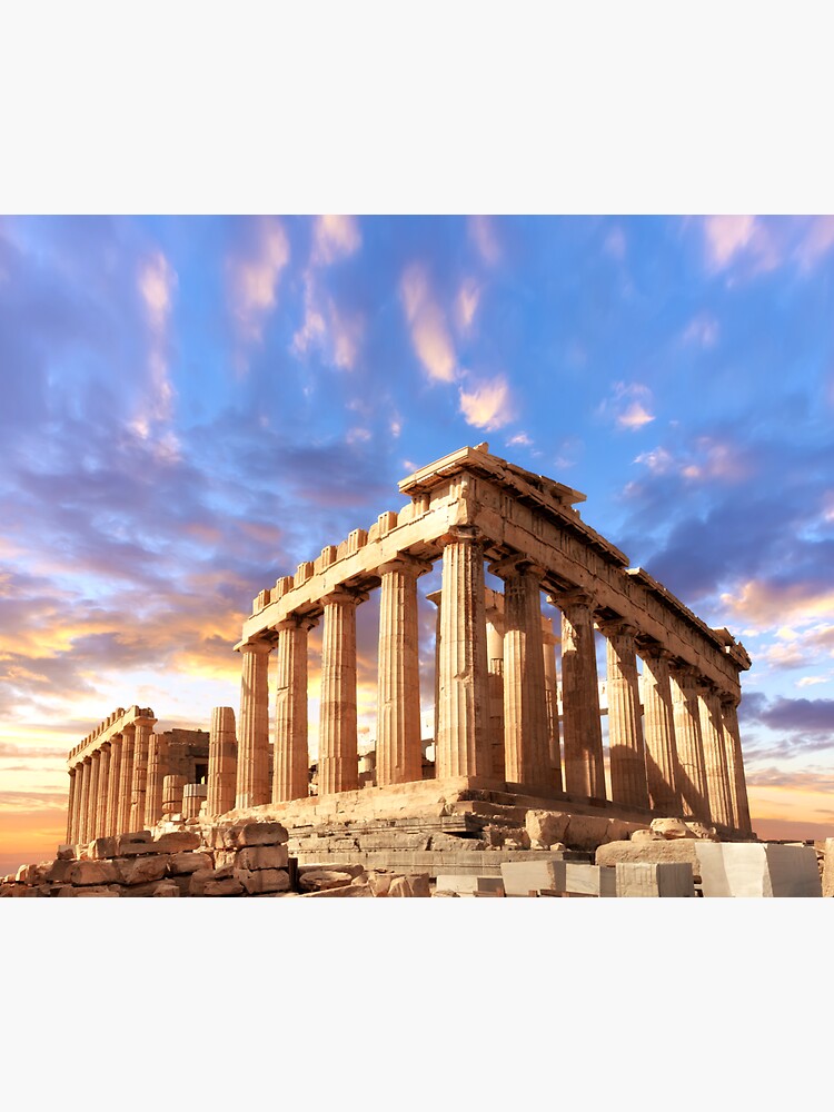 "Acropolis of Athens" Sticker for Sale by Ade-Mercury | Redbubble