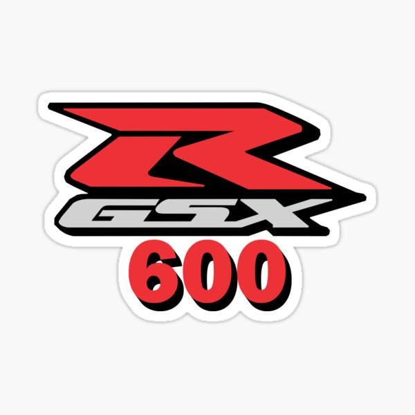 "GSX-R 600" Sticker for Sale by ItsMeRuva | Redbubble