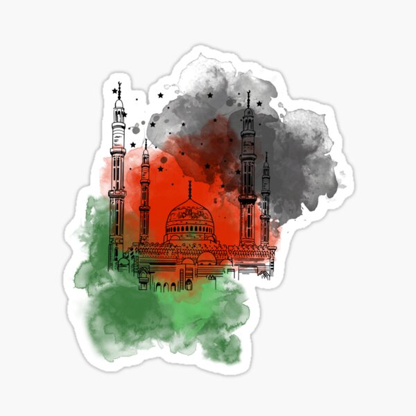 "Al Aqsa Palestine Sticker" Sticker by hajareslam | Redbubble