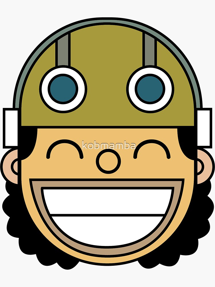 "One Piece Usopp Smile" Sticker for Sale by kobmamba | Redbubble