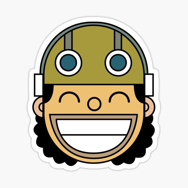"One Piece Usopp Smile" Sticker for Sale by kobmamba | Redbubble