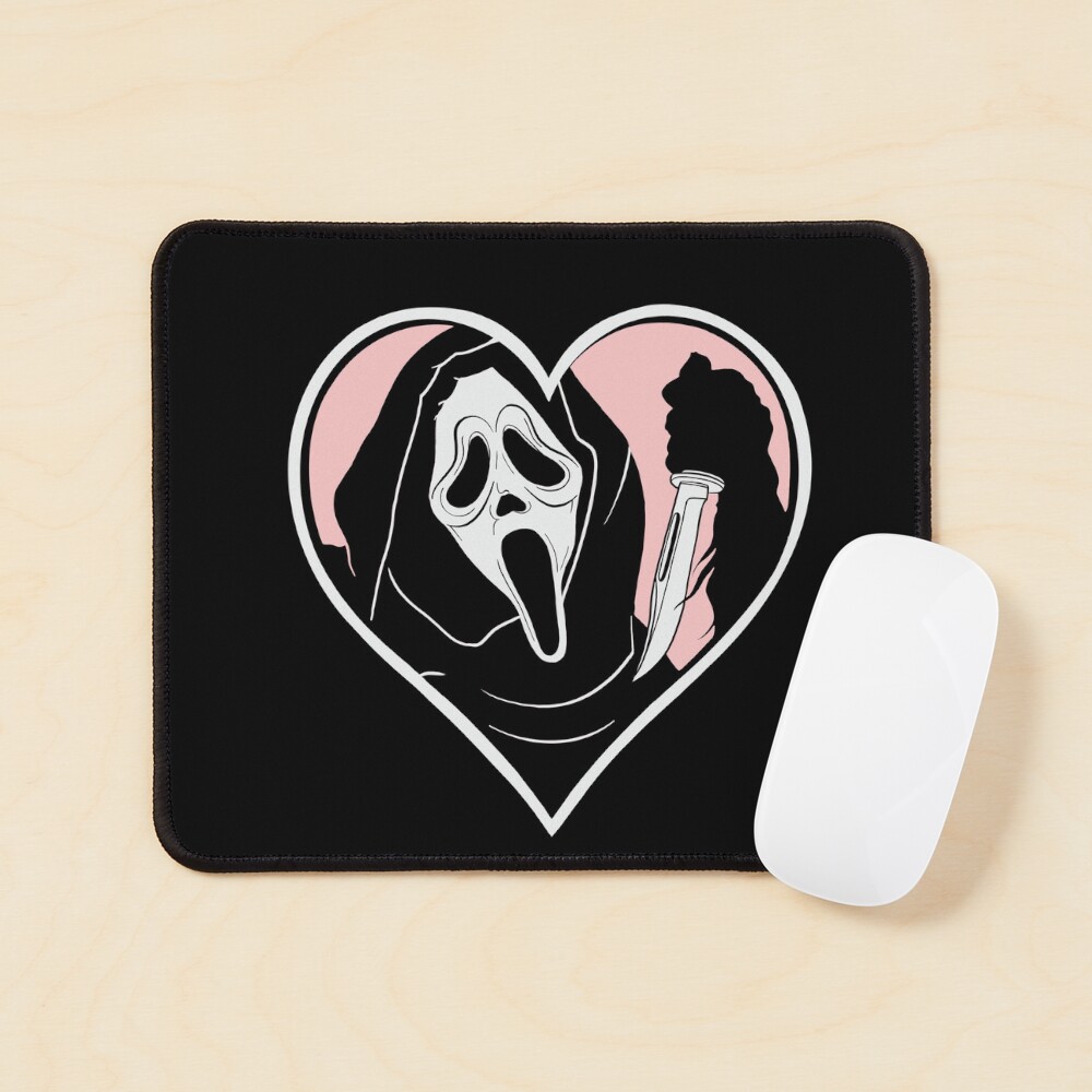 "Mr.GhostFace Pink Heart" Sticker for Sale by CassLynn2 | Redbubble