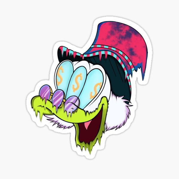 "Trippy Duck " Sticker for Sale by LignumViate | Redbubble