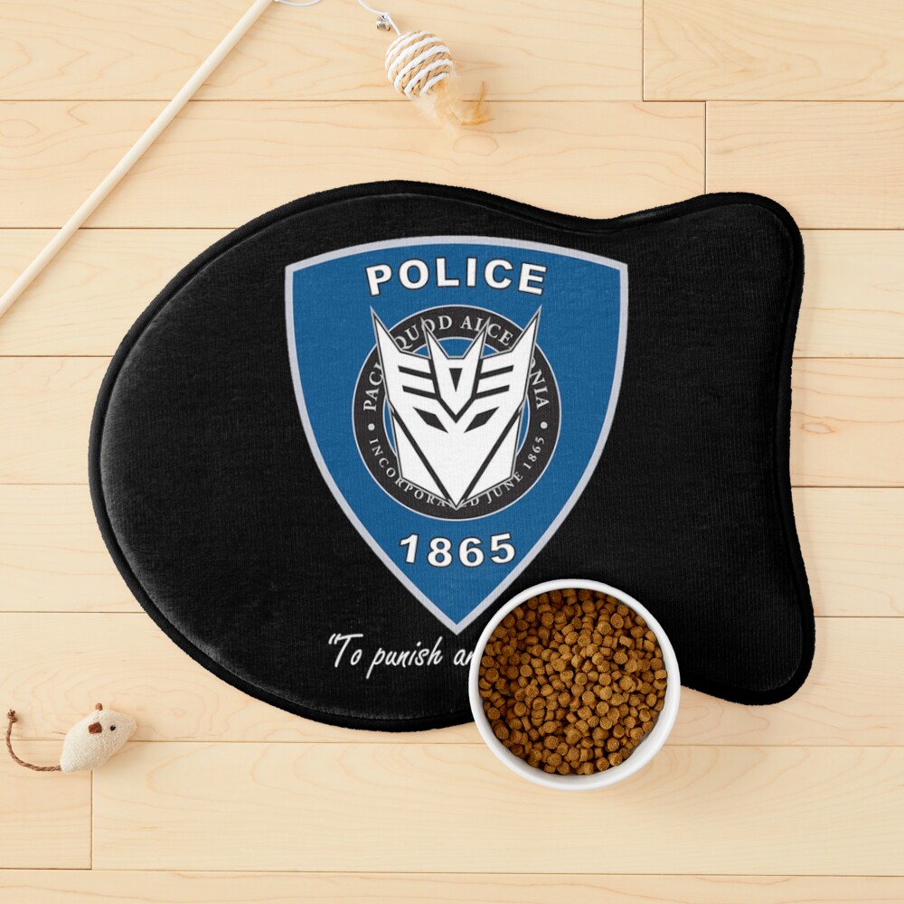 "Transformers Decepticon Barricade Police Decal To Punish _amp_ Enslave ...