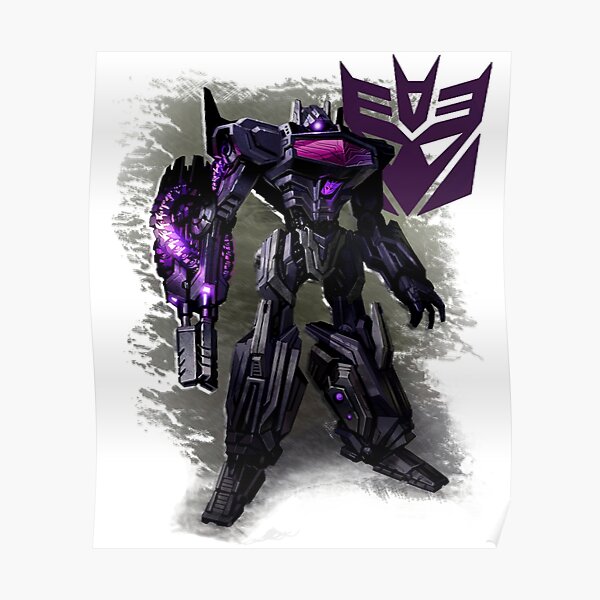 "Transformers War For Cybertron - Decepticons Shockwave " Poster for ...