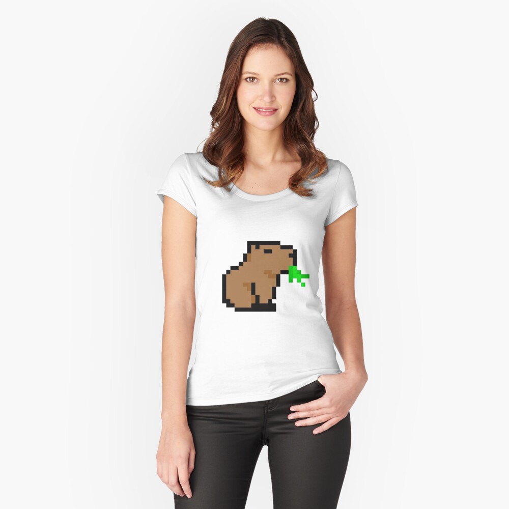 "Capybara Pixel Art" Sticker for Sale by michelles2321 | Redbubble