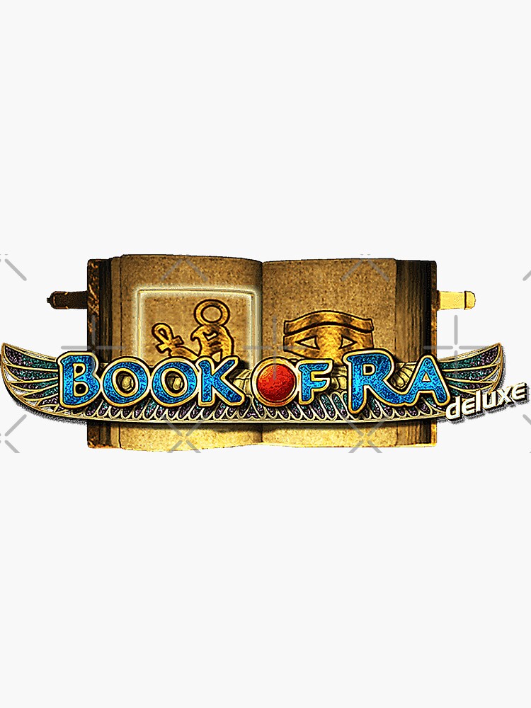"Book of Ra (Book Logo)" Sticker for Sale by Ragery-Shop | Redbubble