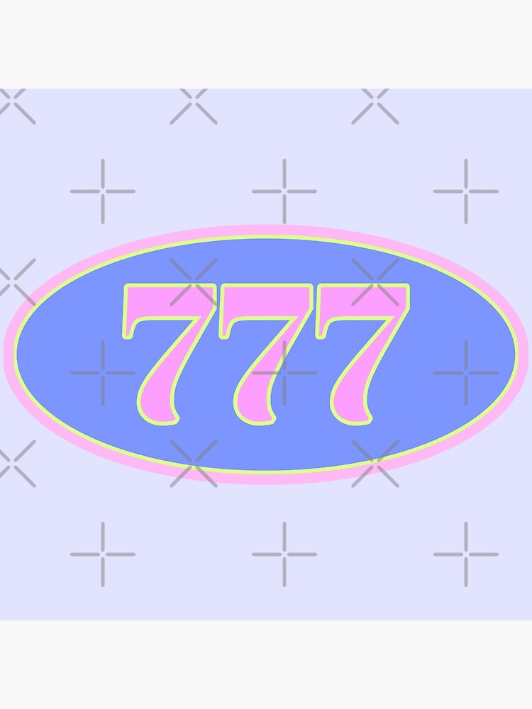 "777 angel number" Poster for Sale by STAR10008 | Redbubble