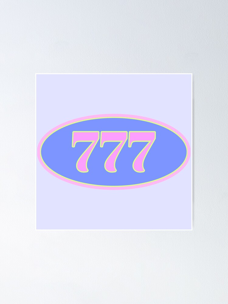 "777 angel number" Poster for Sale by STAR10008 | Redbubble