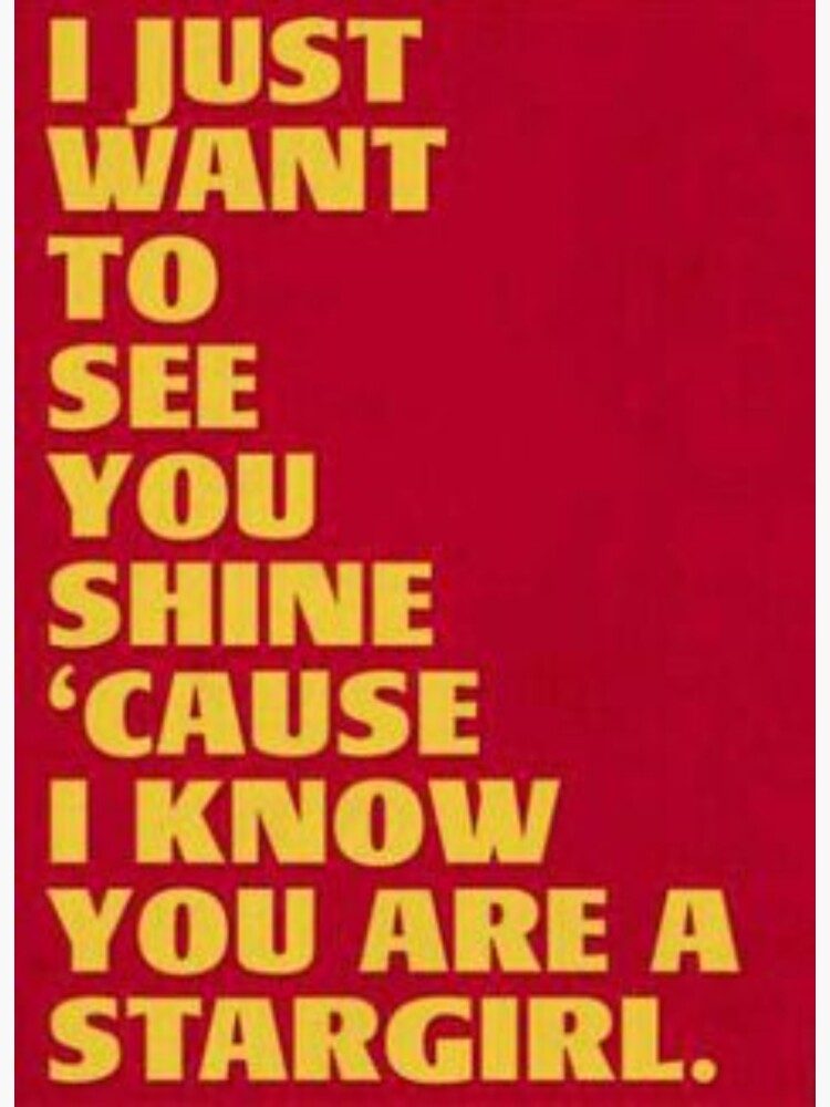 "Stargirl interlude" Sticker for Sale by Kami. . | Redbubble