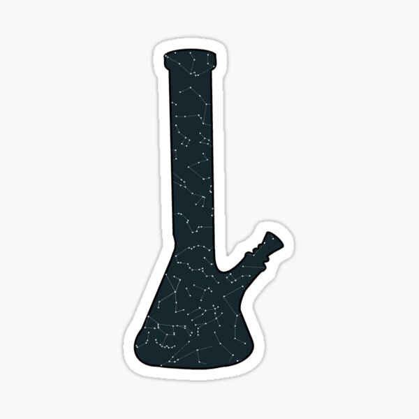 "Constellation Bong" Sticker for Sale by brynnegoodfield | Redbubble