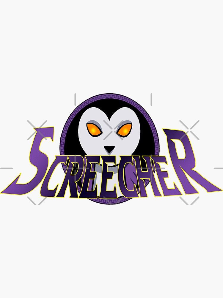 "Screecher (logo)" Sticker for Sale by ThePhoenixPress | Redbubble