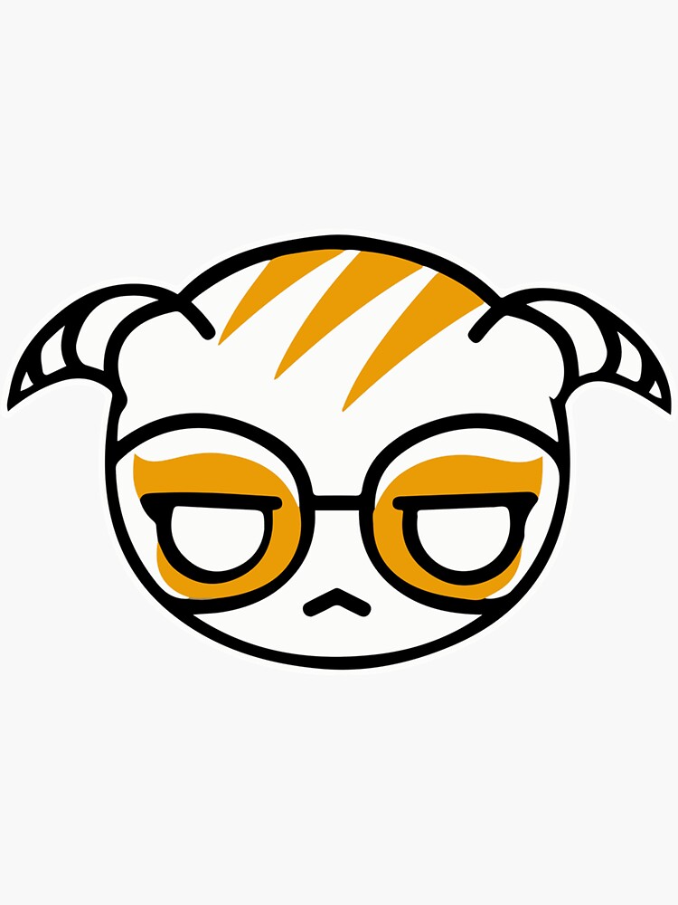 "Cute Yellow Dokkaebi " Sticker for Sale by VictorWolfa | Redbubble