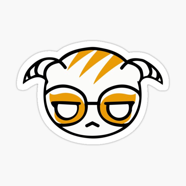 "Cute Yellow Dokkaebi " Sticker for Sale by VictorWolfa | Redbubble