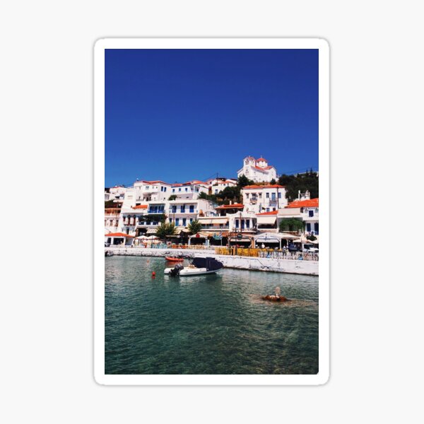 "Andros Island, Greece" Sticker for Sale by laurenvratcliff | Redbubble