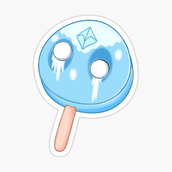 "Cryo Slime Popsicle" Sticker for Sale by Fluffyllama7 | Redbubble