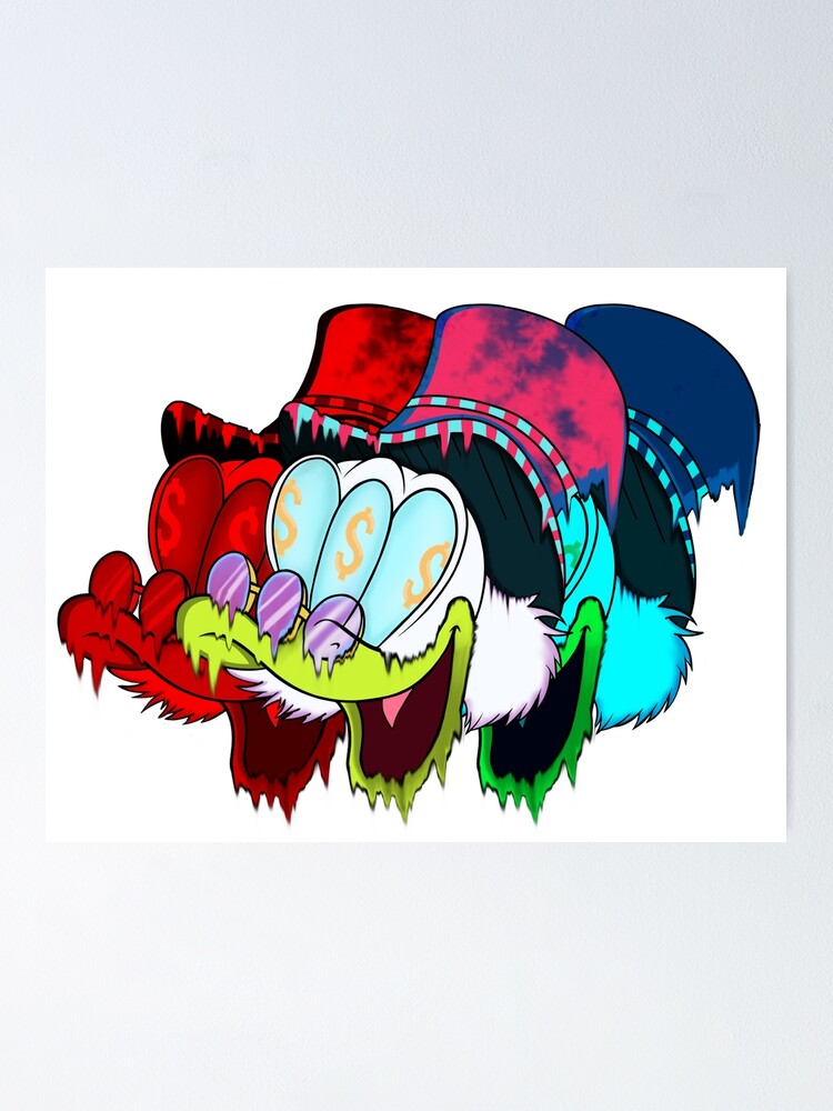 "Triple Trippy Duck" Poster for Sale by LignumViate | Redbubble