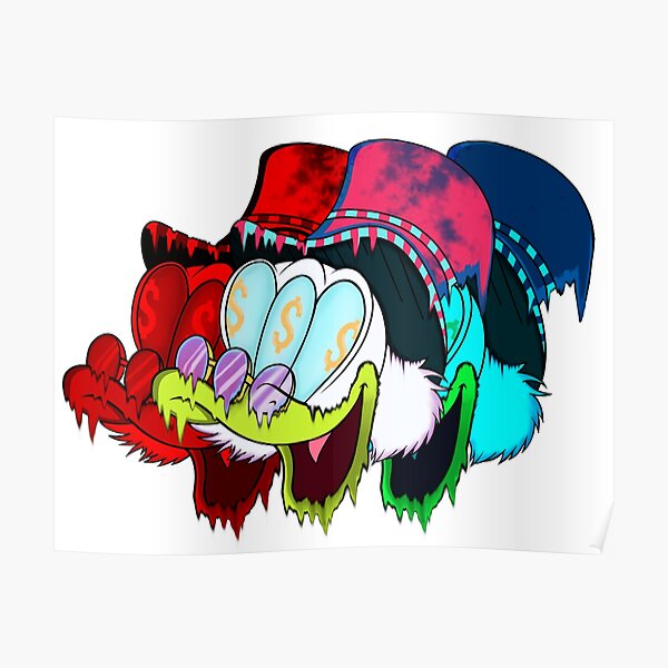 "Triple Trippy Duck" Poster for Sale by LignumViate | Redbubble