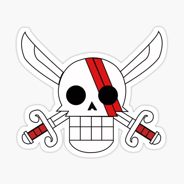 "Flag from one piece anime" Sticker for Sale by SinusMe | Redbubble