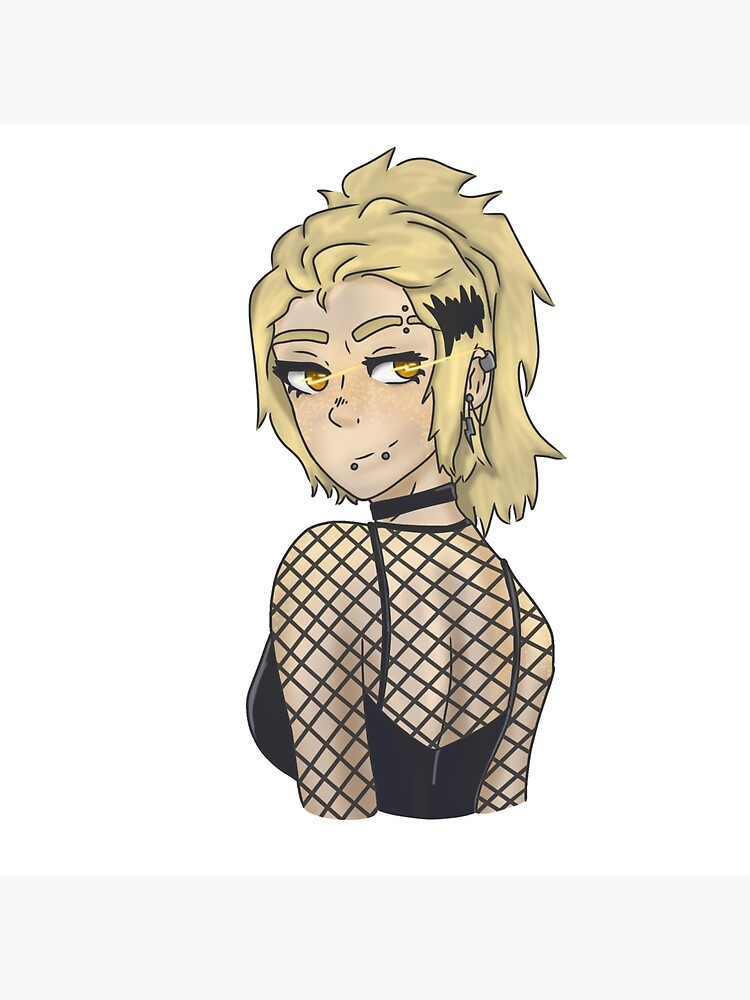 "Fem Genderbent Kaminari Denki" Sticker for Sale by DoodlesWithEvie | Redbubble