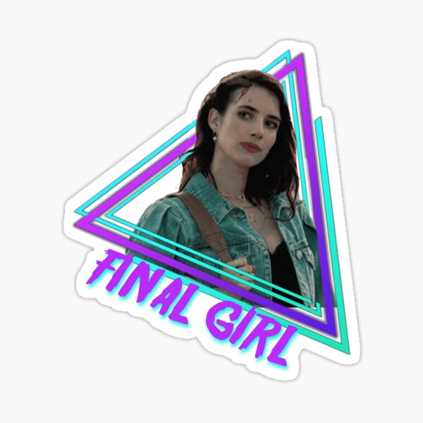 "The Final Girl" Sticker for Sale by the80slashers | Redbubble