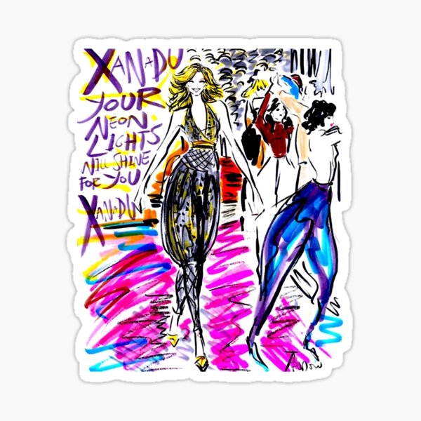 "Xanadu Drawing olivia newton-john" Sticker for Sale by Sheridankoelpin ...
