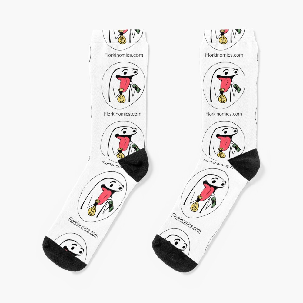 "Happy Flork Logo -- Socks, etc!" Sticker for Sale by Florkinomics ...