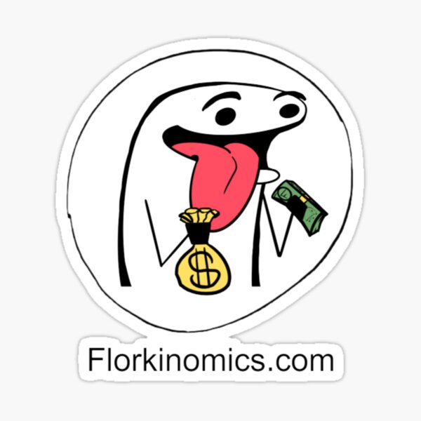 "Happy Flork Logo -- Socks, etc!" Sticker for Sale by Florkinomics ...