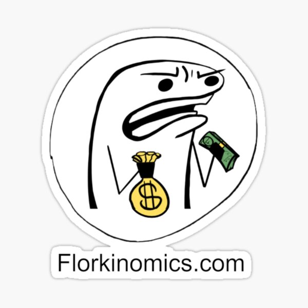 "Angry Flork -- Socks and more!" Sticker for Sale by Florkinomics ...