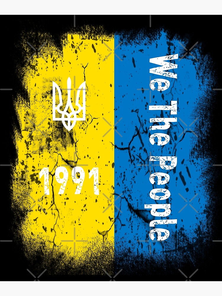 "We The People Ukrainian History 1991 Independence Day" Poster for Sale ...