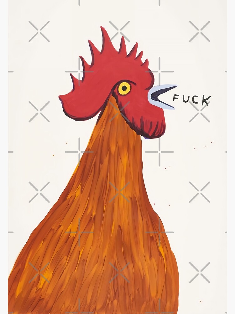 "Weird Rooster" Poster for Sale by alvahills | Redbubble