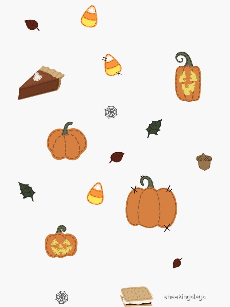 "Fall aesthetic sticker pack" Sticker for Sale by sheakingsleys | Redbubble