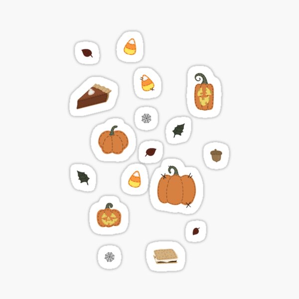 "Fall aesthetic sticker pack" Sticker for Sale by sheakingsleys | Redbubble