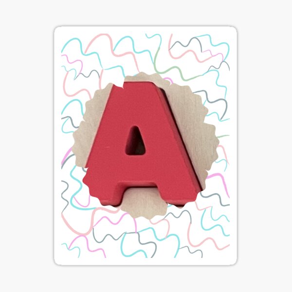 "Letter - A" Sticker for Sale by emartdealz | Redbubble