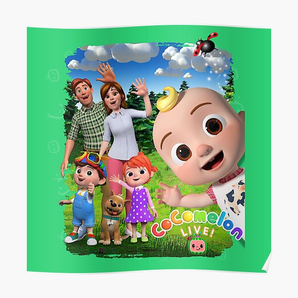 "cokomelon CoColemon cartoon animation" Poster for Sale by ...