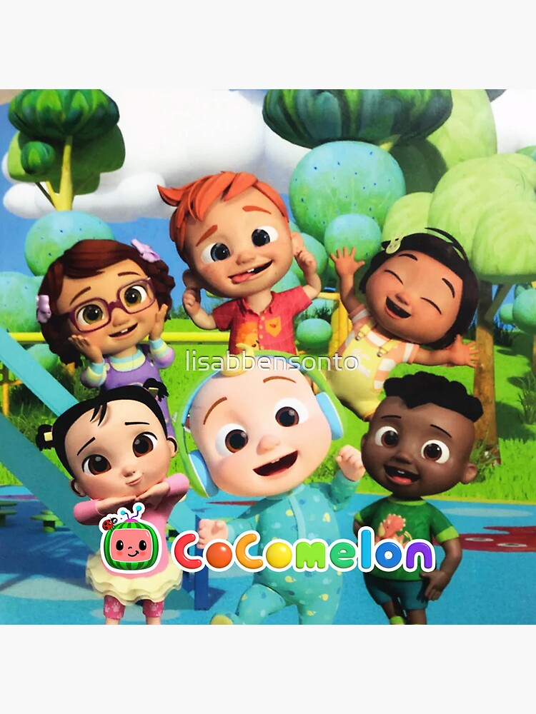 "pokomelon CoColemon cartoon animation" Sticker for Sale by ...