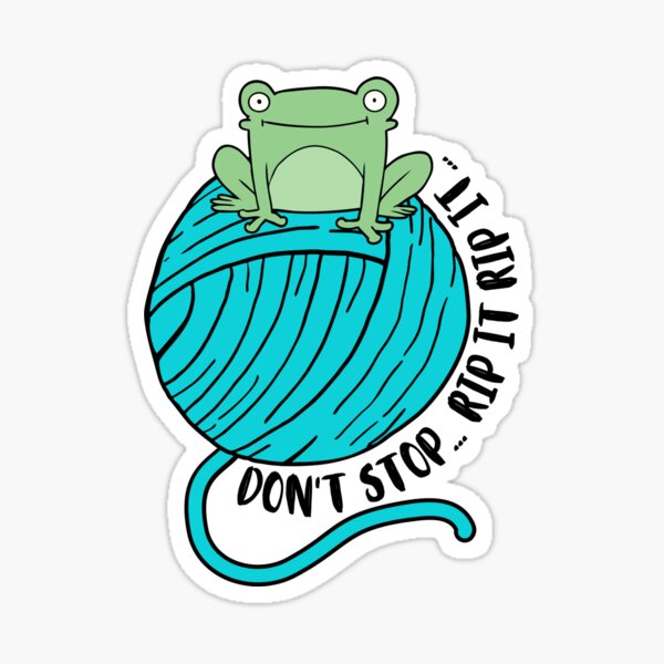 "Don't Stop, Rip It, Rip It!" Sticker for Sale by PinkSheepMerch ...