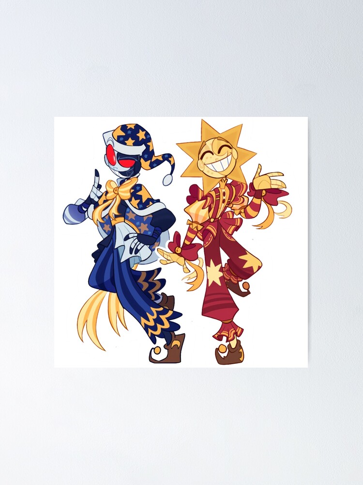 "SunDrop and MoonDrop FNAF Security Breach" Poster for Sale by ...