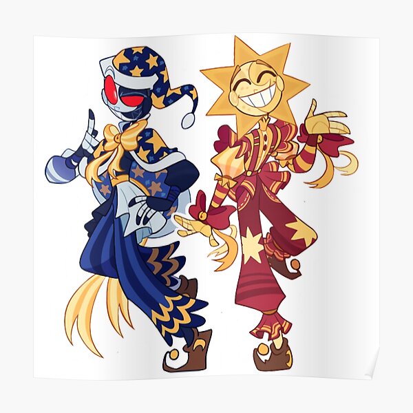 "SunDrop and MoonDrop FNAF Security Breach" Poster for Sale by ...